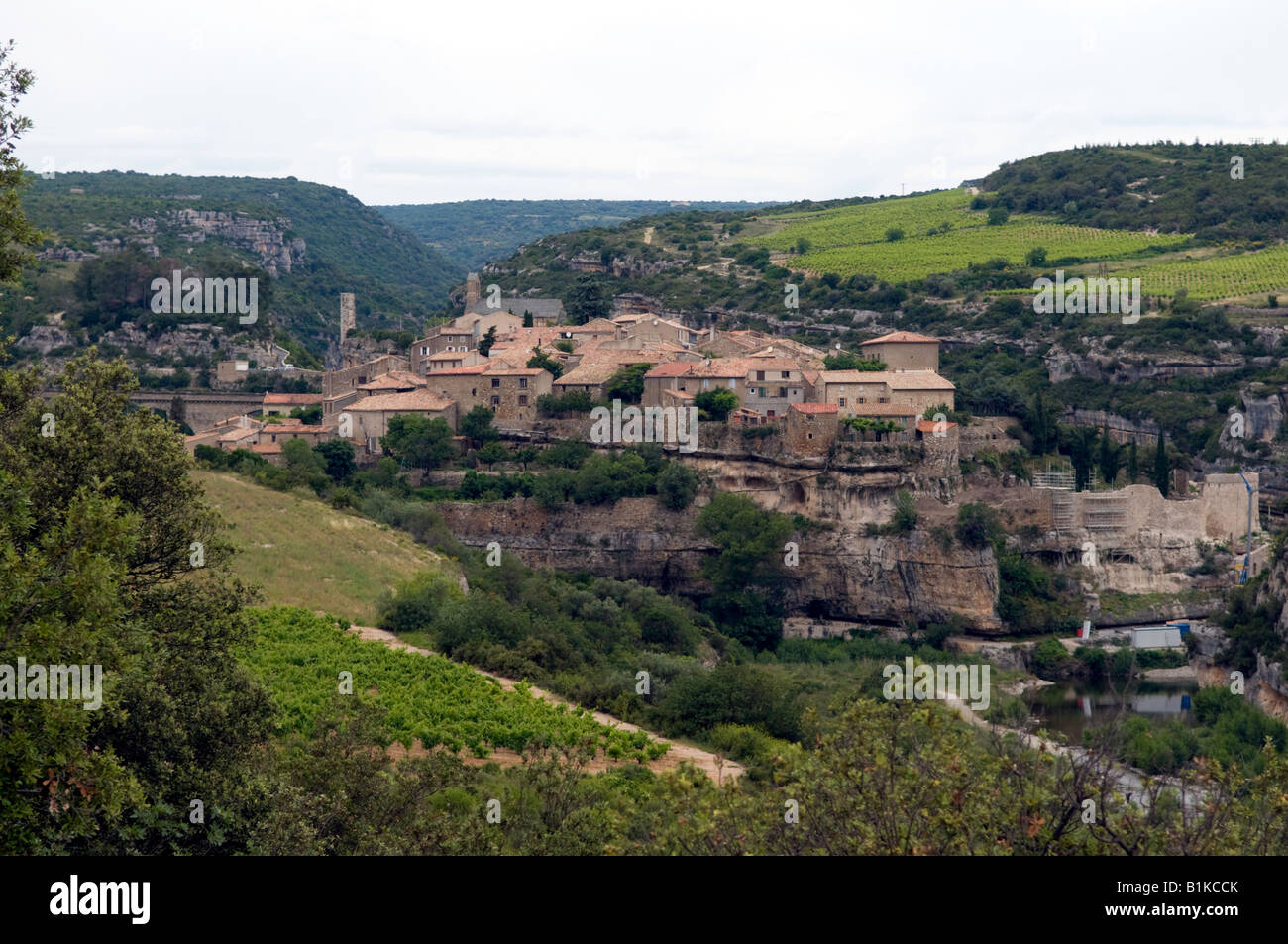 The perched village of Minerve, France Stock Photo - Alamy