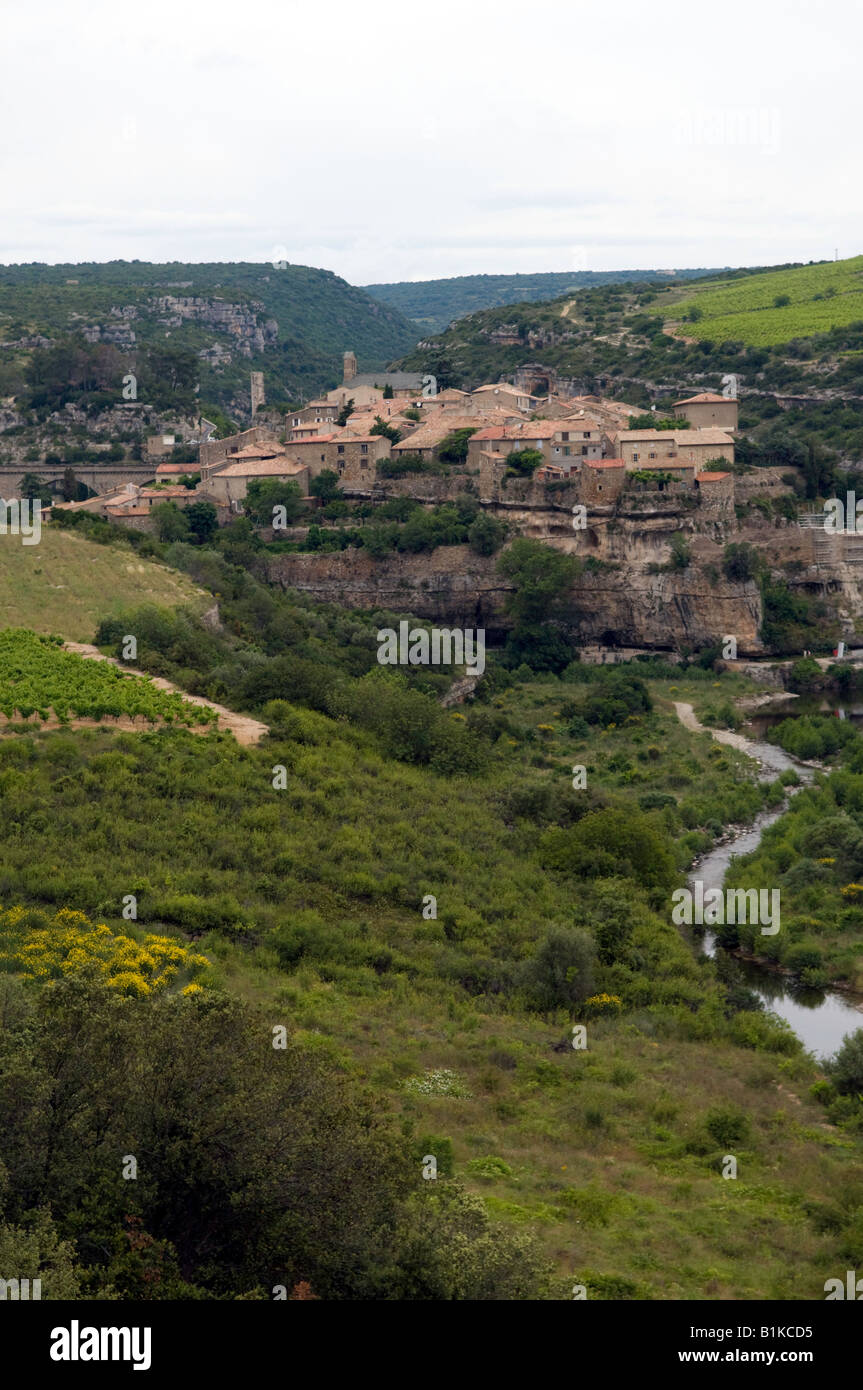 The perched village of Minerve, France Stock Photo - Alamy