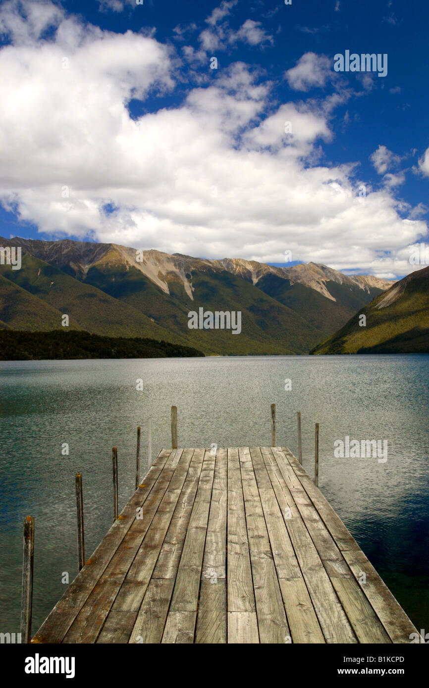 Lake Rotoroa Nelson Lakes NP New Zealand Stock Photo - Alamy