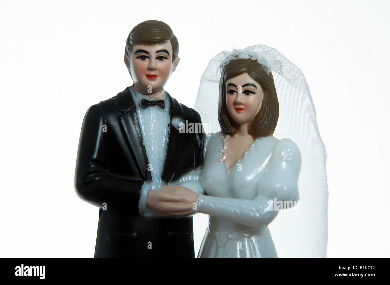 miniature wedding couple Stock Photo - Alamy