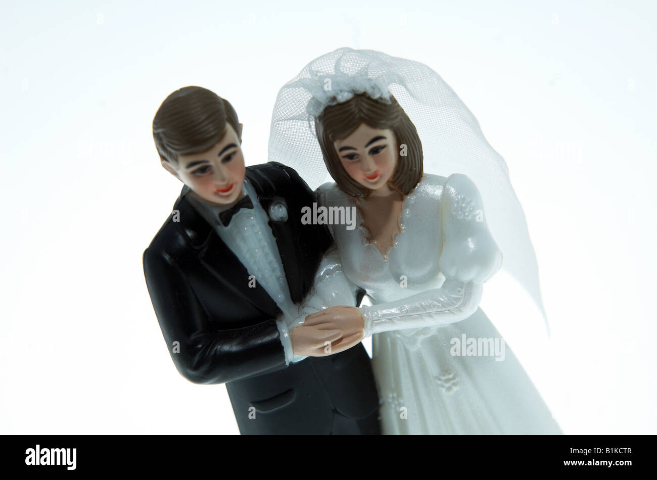 miniature wedding couple Stock Photo - Alamy