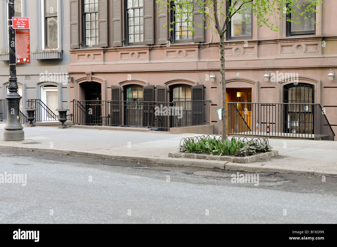 New York City Brownstones Stock Photo - Alamy