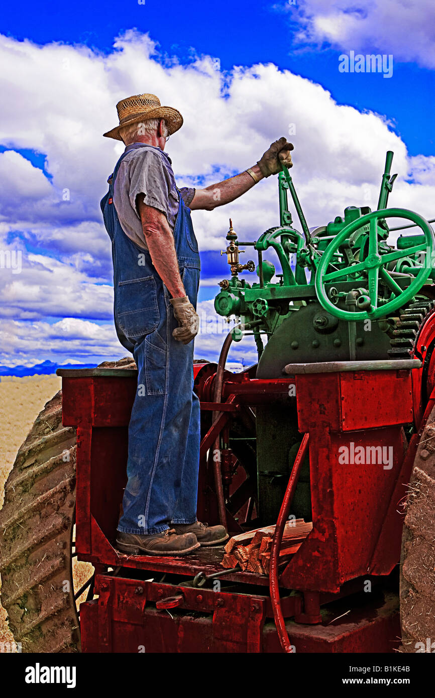 Overalls farmer hi-res stock photography and images - Alamy