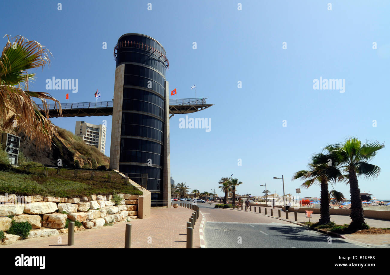 The beach at Netanya, a city famous for its resorts and pristine ...
