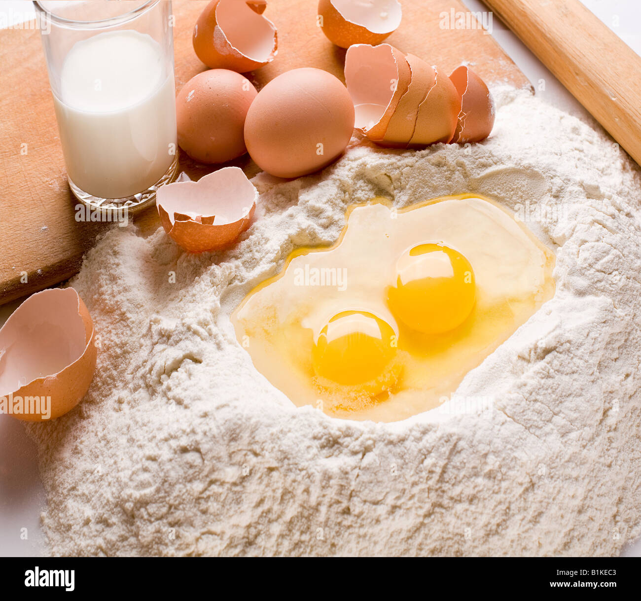 To work dough Stock Photo - Alamy
