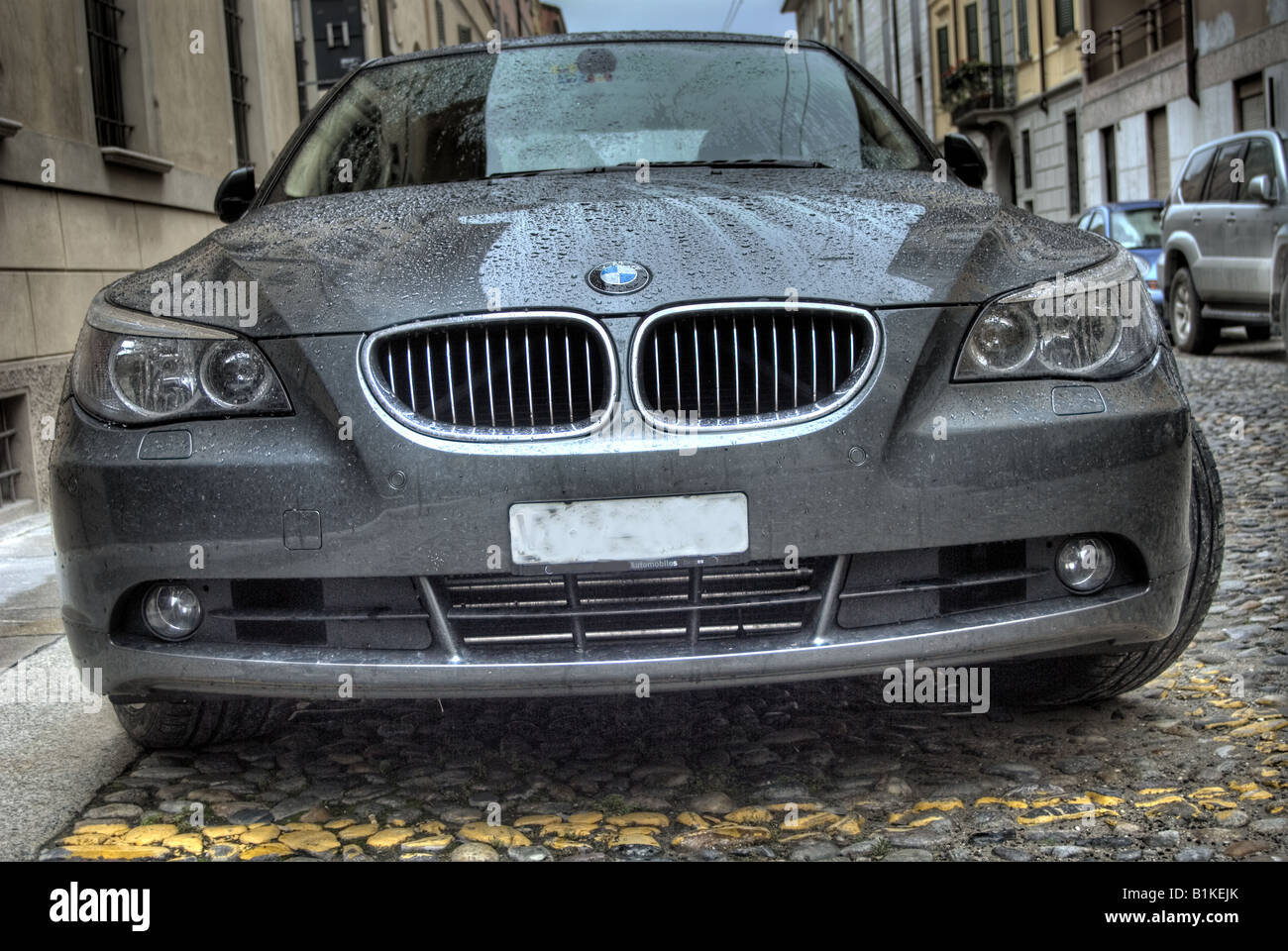 bmw series 5 front Stock Photo - Alamy