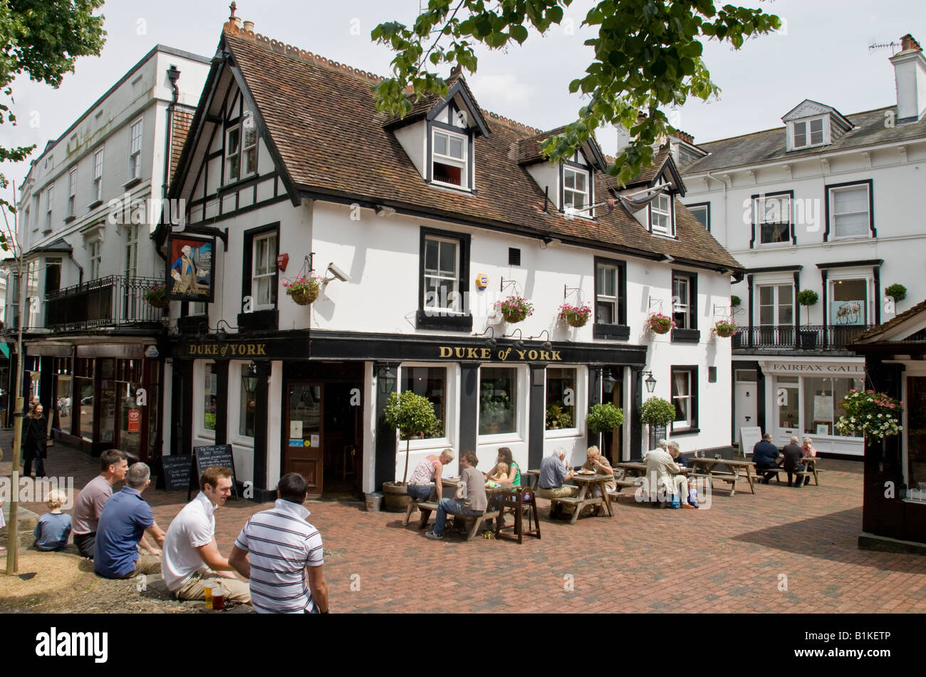 Duke of York Pub The Pantiles Royal Tunbridge Wells Kent Stock Photo ...