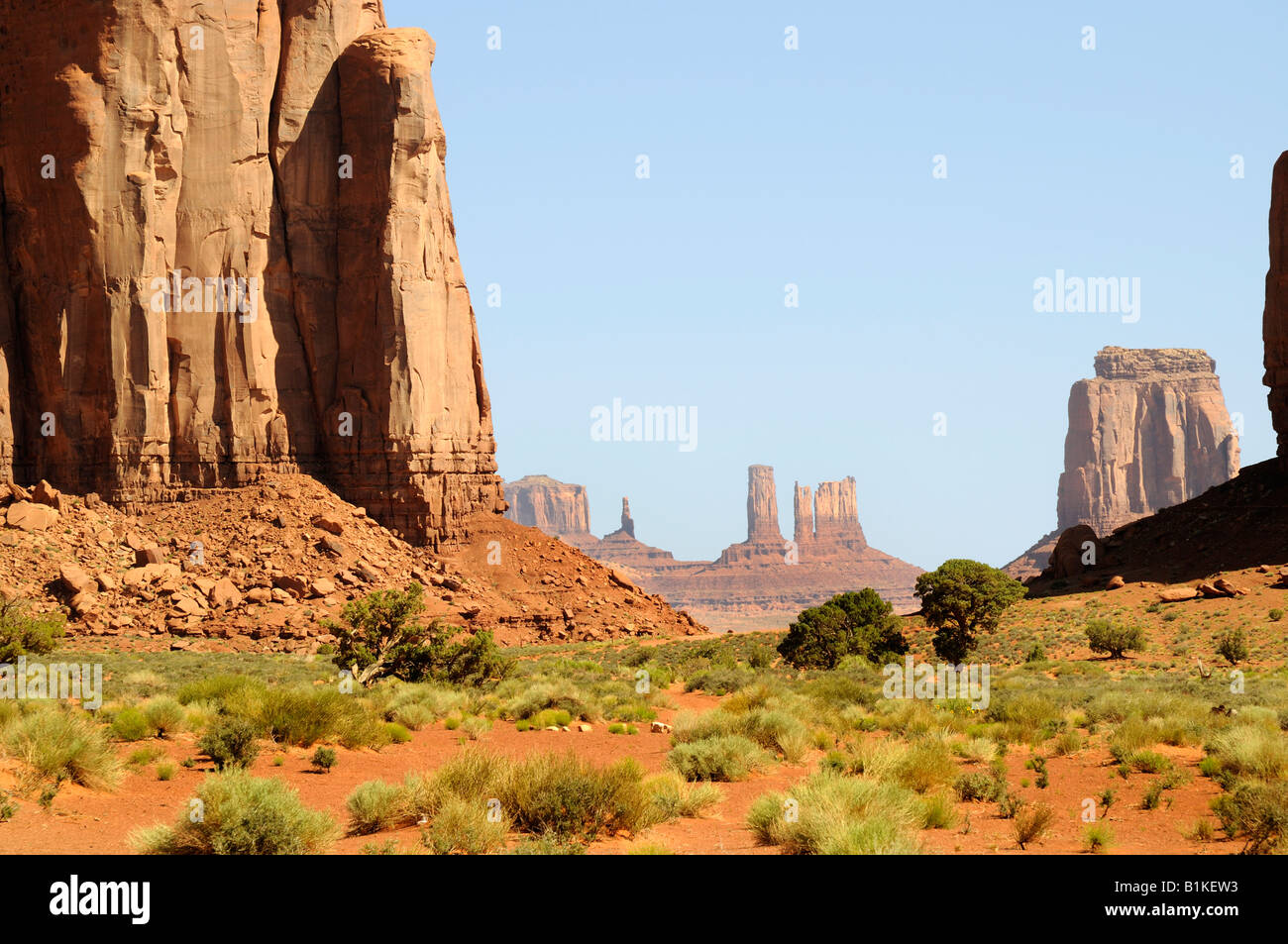 Monument Valley, Navajo Tribal Lands, Utah, USA Stock Photo - Alamy