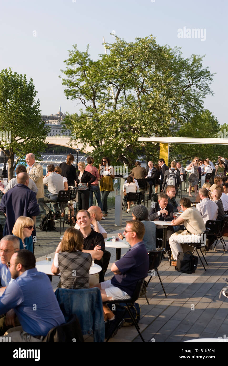 Central Bar Terrace Royal Festival Hall South Bank London Stock Photo ...