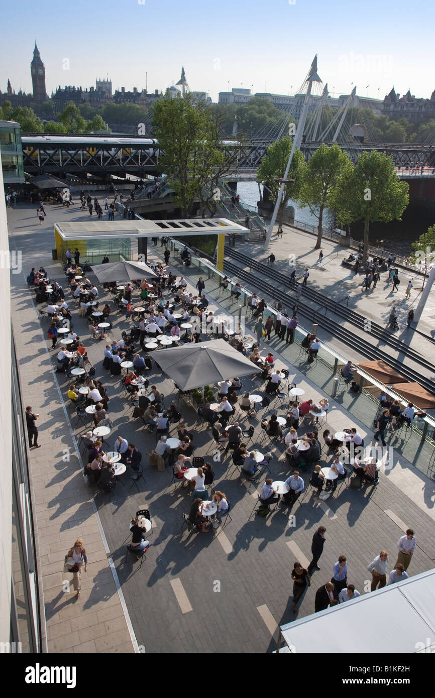 Central Bar Terrace Royal Festival Hall South Bank London Stock Photo ...