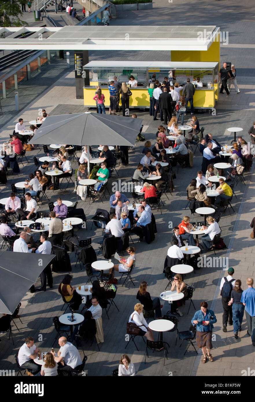 Central Bar Terrace Royal Festival Hall South Bank London Stock Photo ...