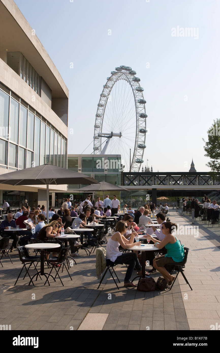Central Bar Terrace Royal Festival Hall South Bank London Stock Photo ...