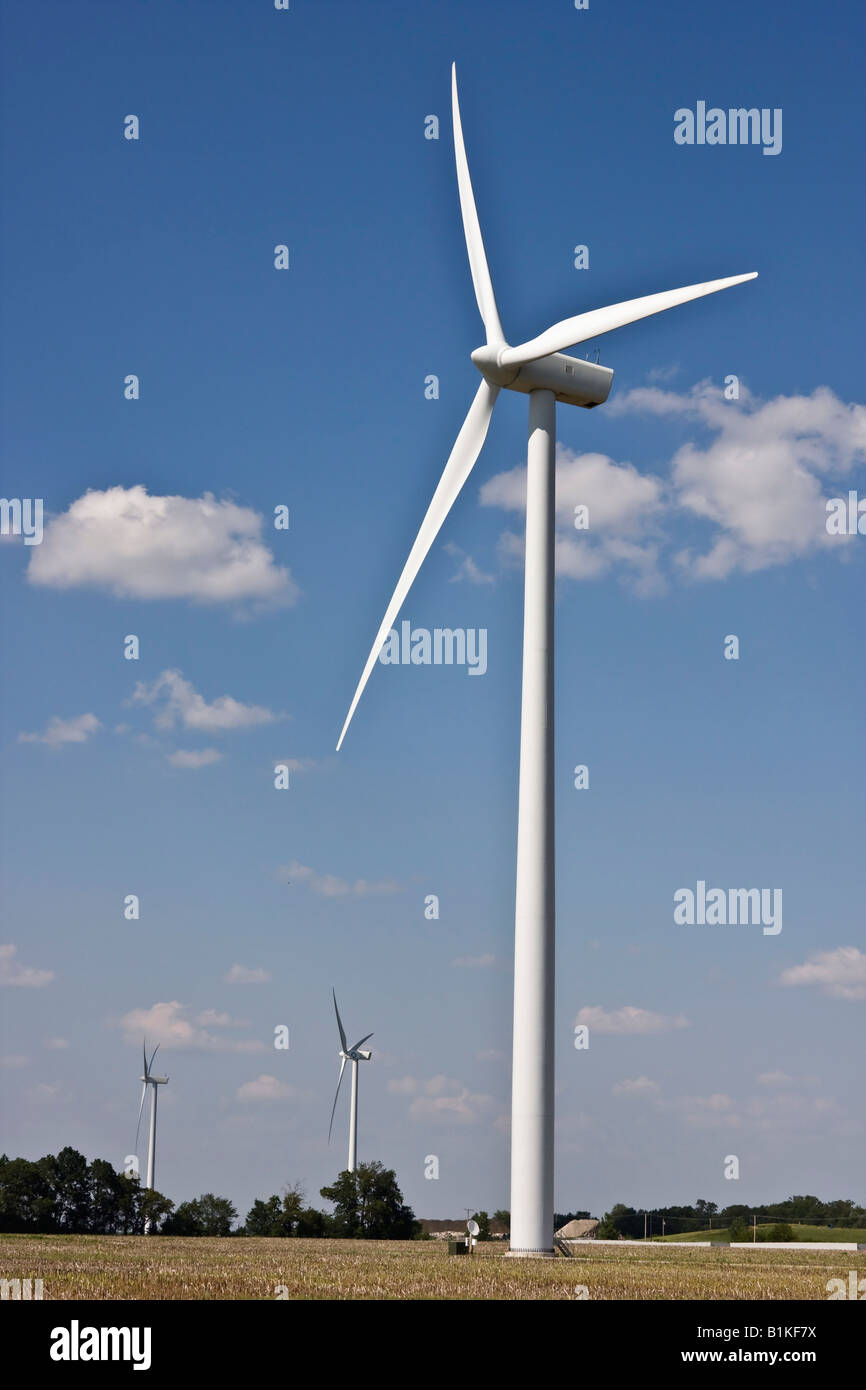 Close up of wind driven turbines in a field pictures images wind power ...