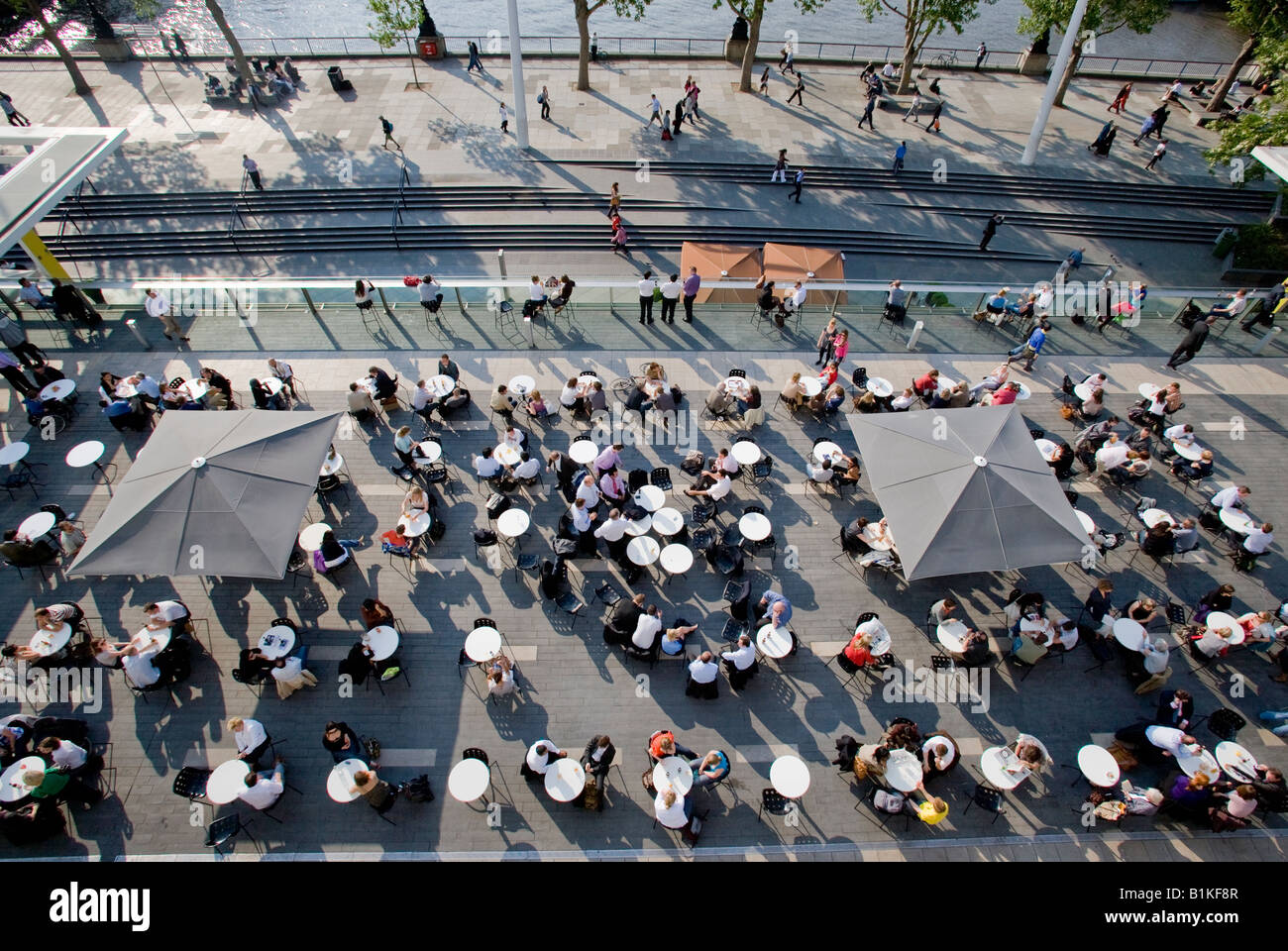 Central Bar Terrace Royal Festival Hall South Bank London Stock Photo ...
