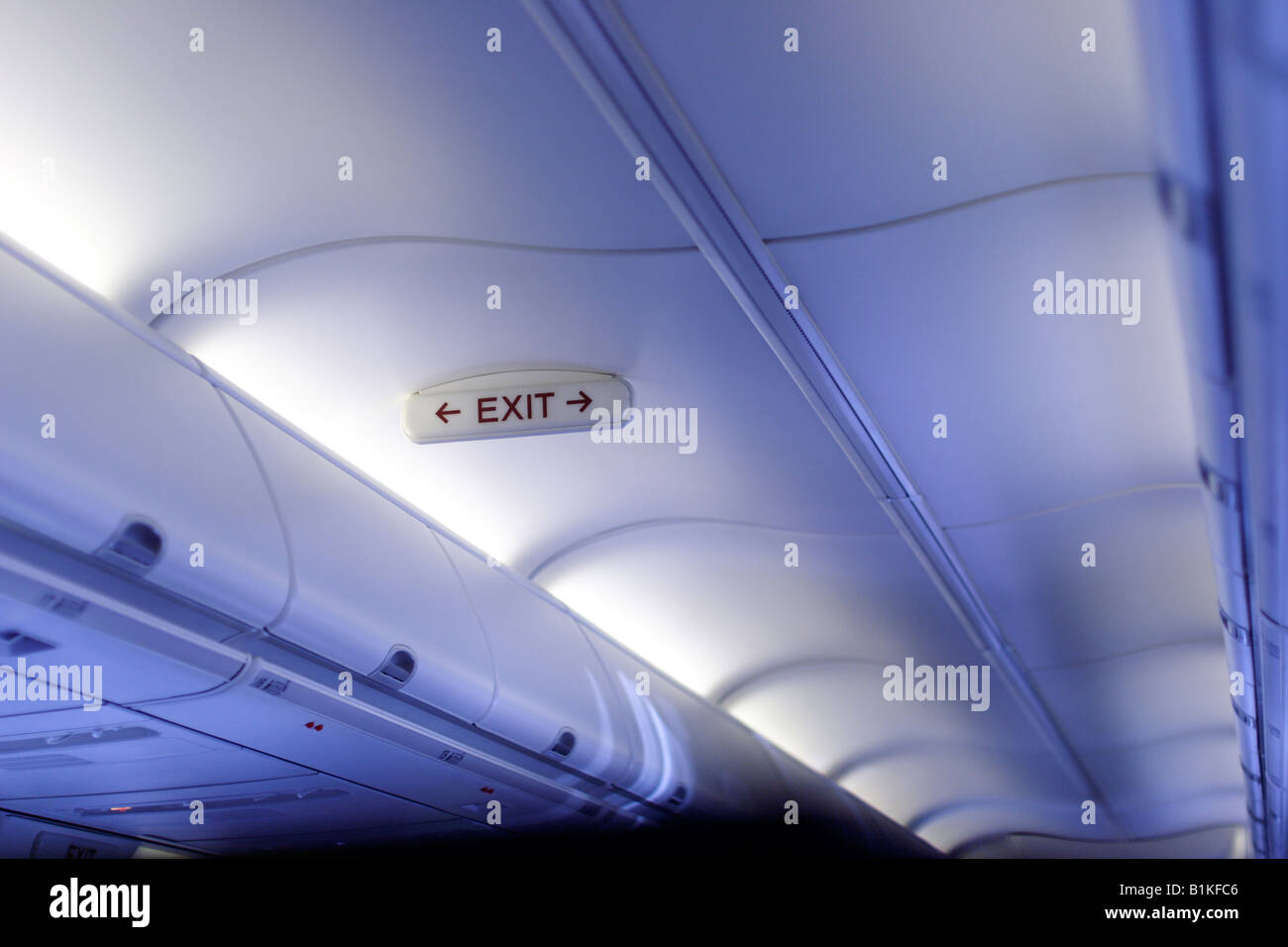 Airplane emergency exit hi-res stock photography and images - Alamy