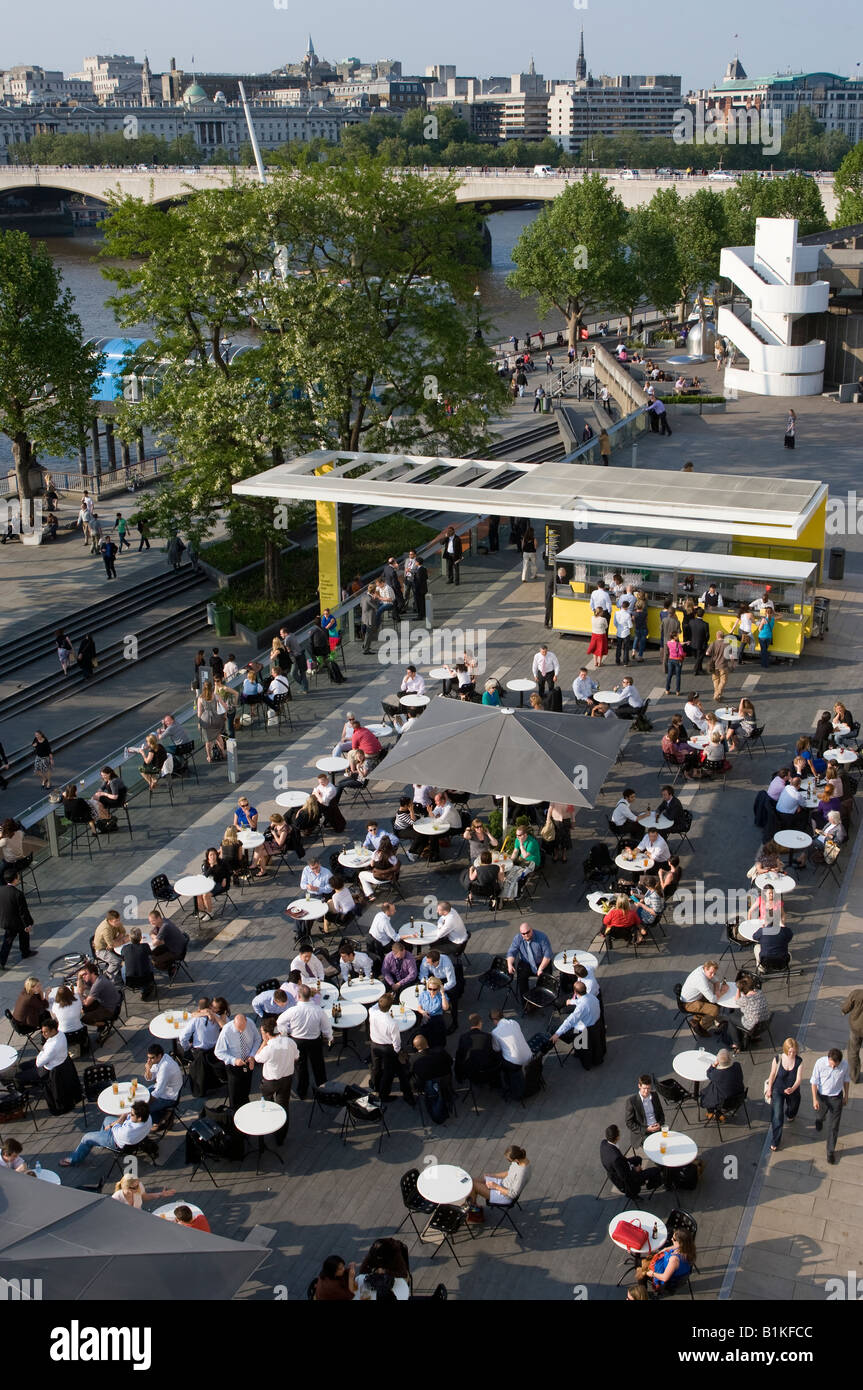 Central Bar Terrace Royal Festival Hall South Bank London Stock Photo ...