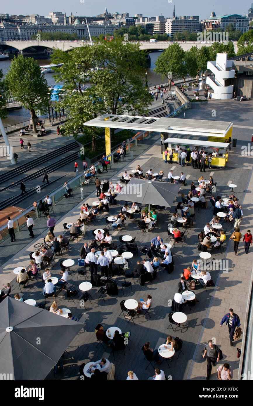 Central Bar Terrace Royal Festival Hall South Bank London Stock Photo ...