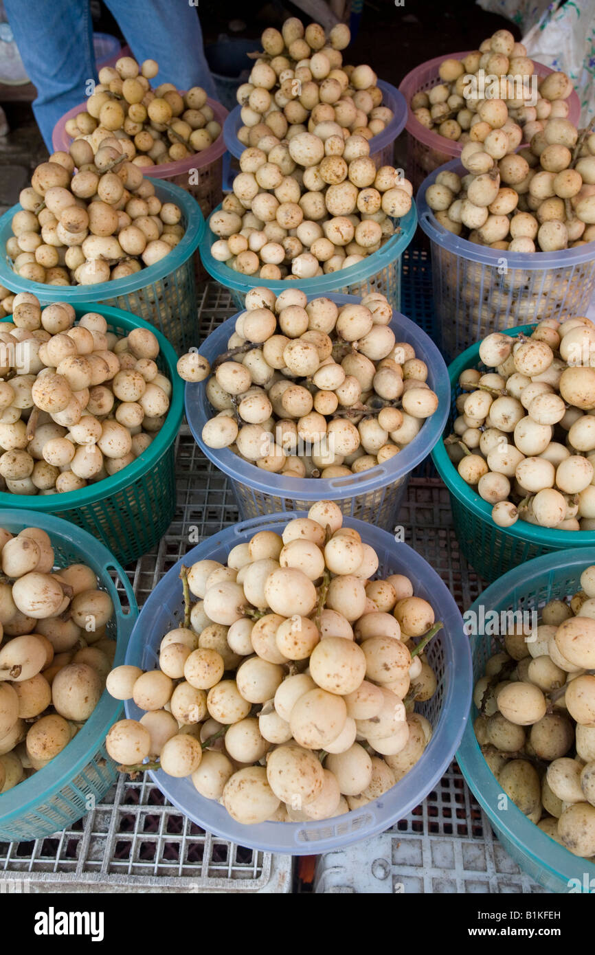 Longan fruits for sale Thailand. Called 'dragon eyes' because of the ...