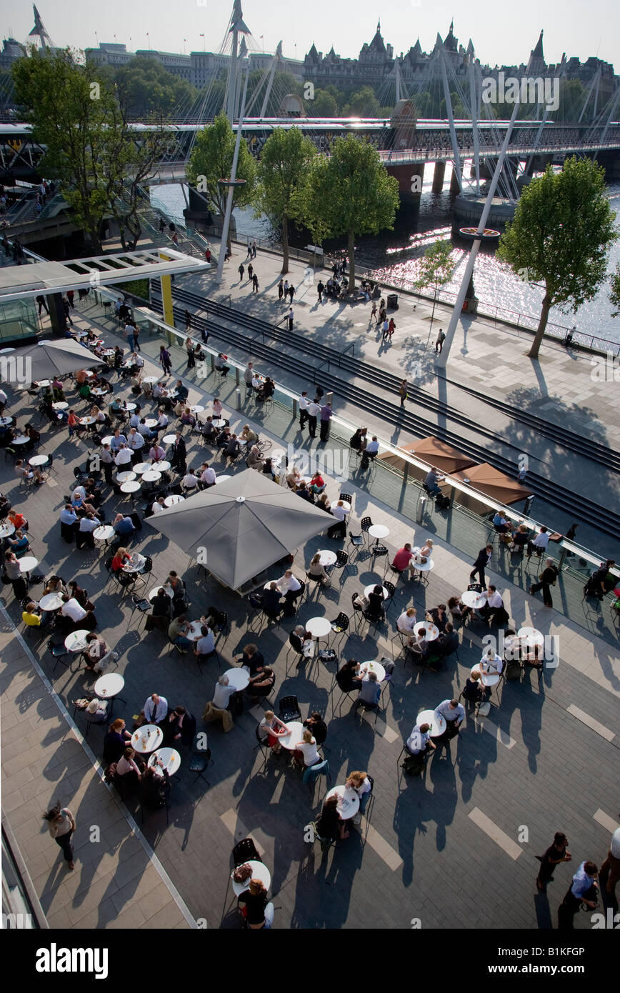 Central Bar Terrace Royal Festival Hall South Bank London Stock Photo ...