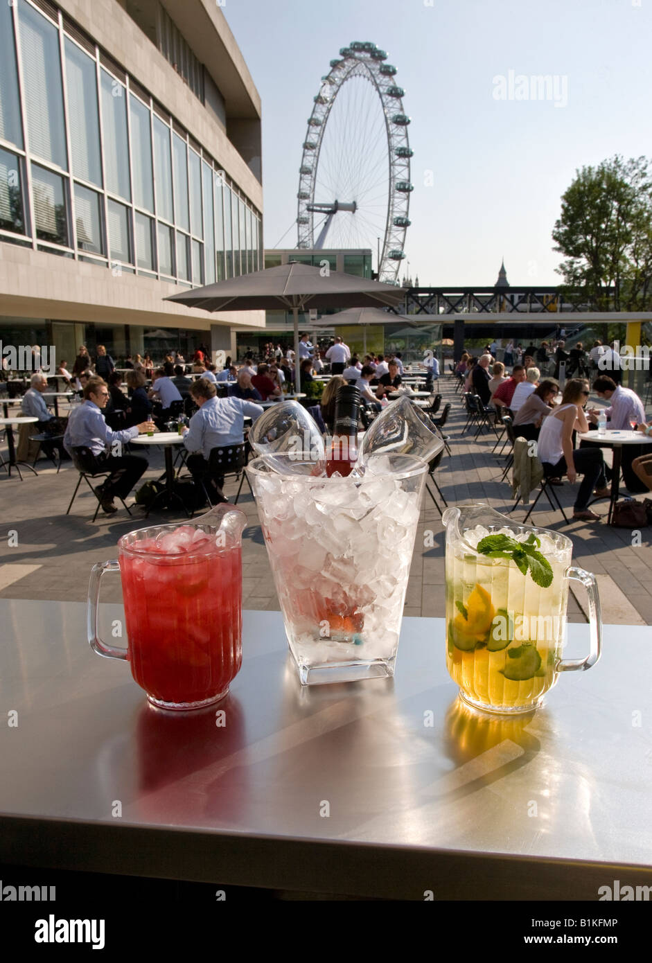 Central Bar Terrace Royal Festival Hall South Bank London Stock Photo ...