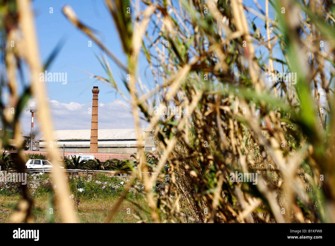 A shut down factory in Catania, Sicily, Italy Stock Photo - Alamy