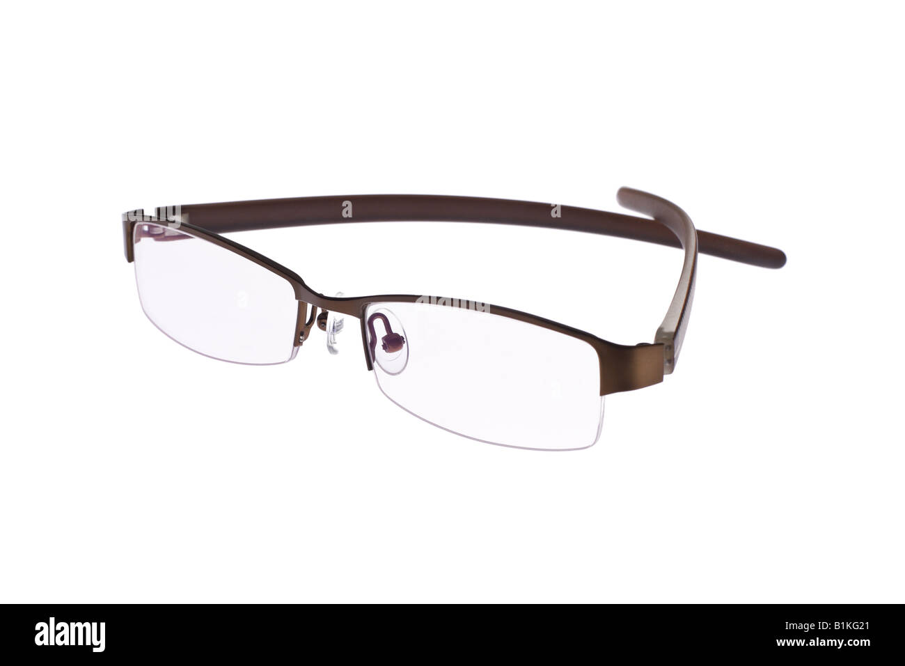 Modern fashionable spectacles isolated on white background Stock Photo ...