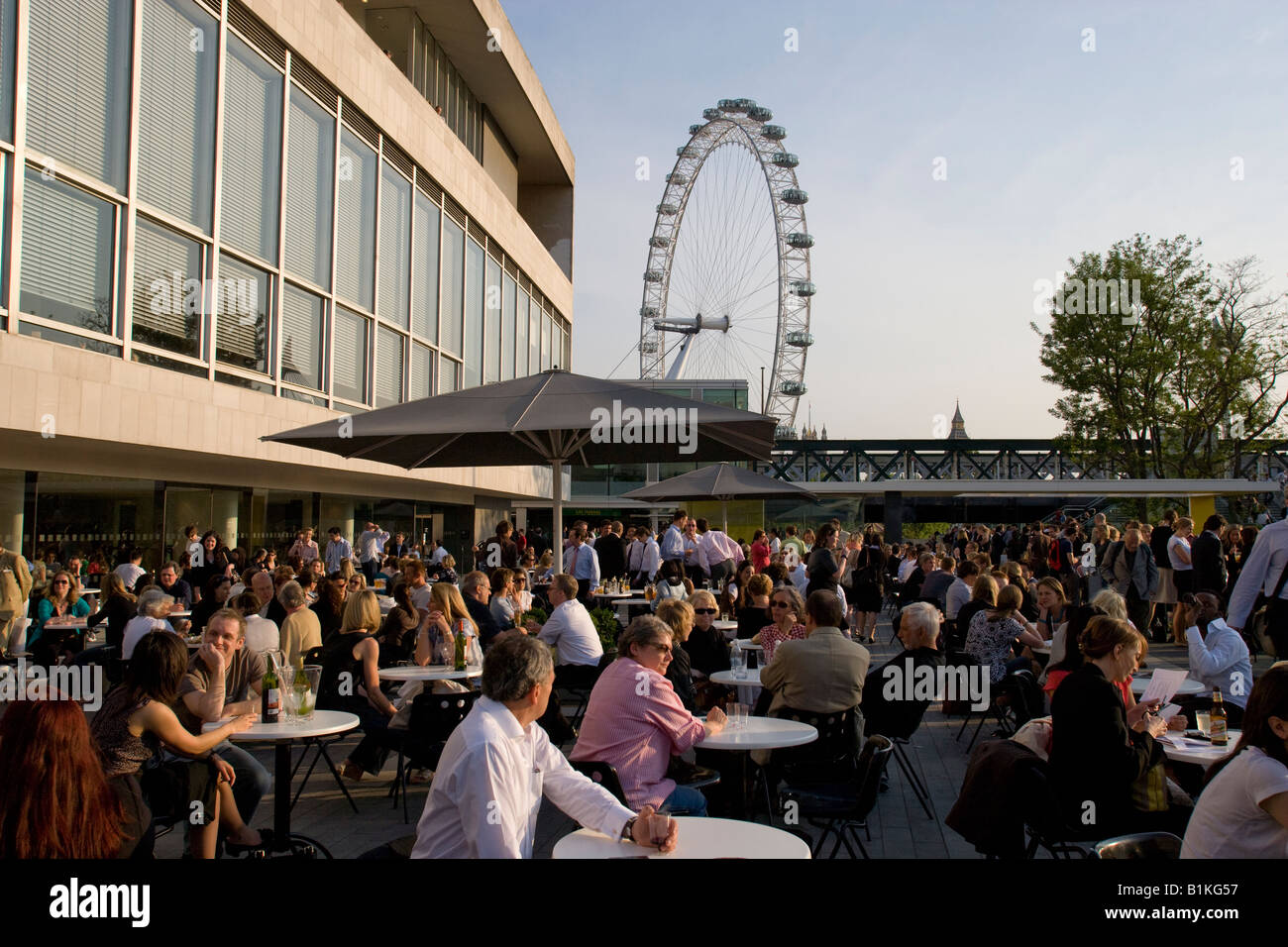 Central Bar Terrace Royal Festival Hall South Bank London Stock Photo ...
