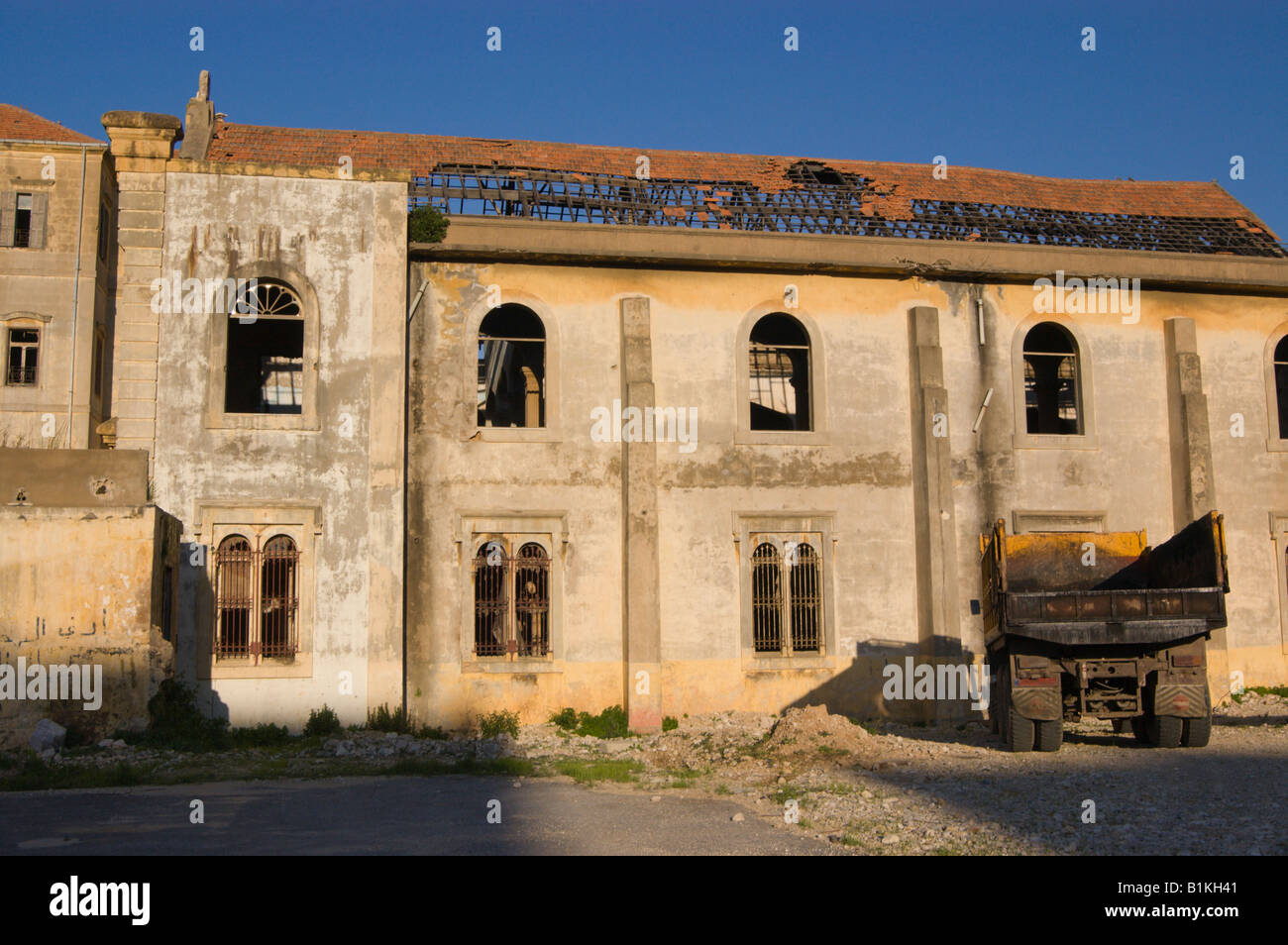 Ruins of a synagogue in Beirut Stock Photo - Alamy