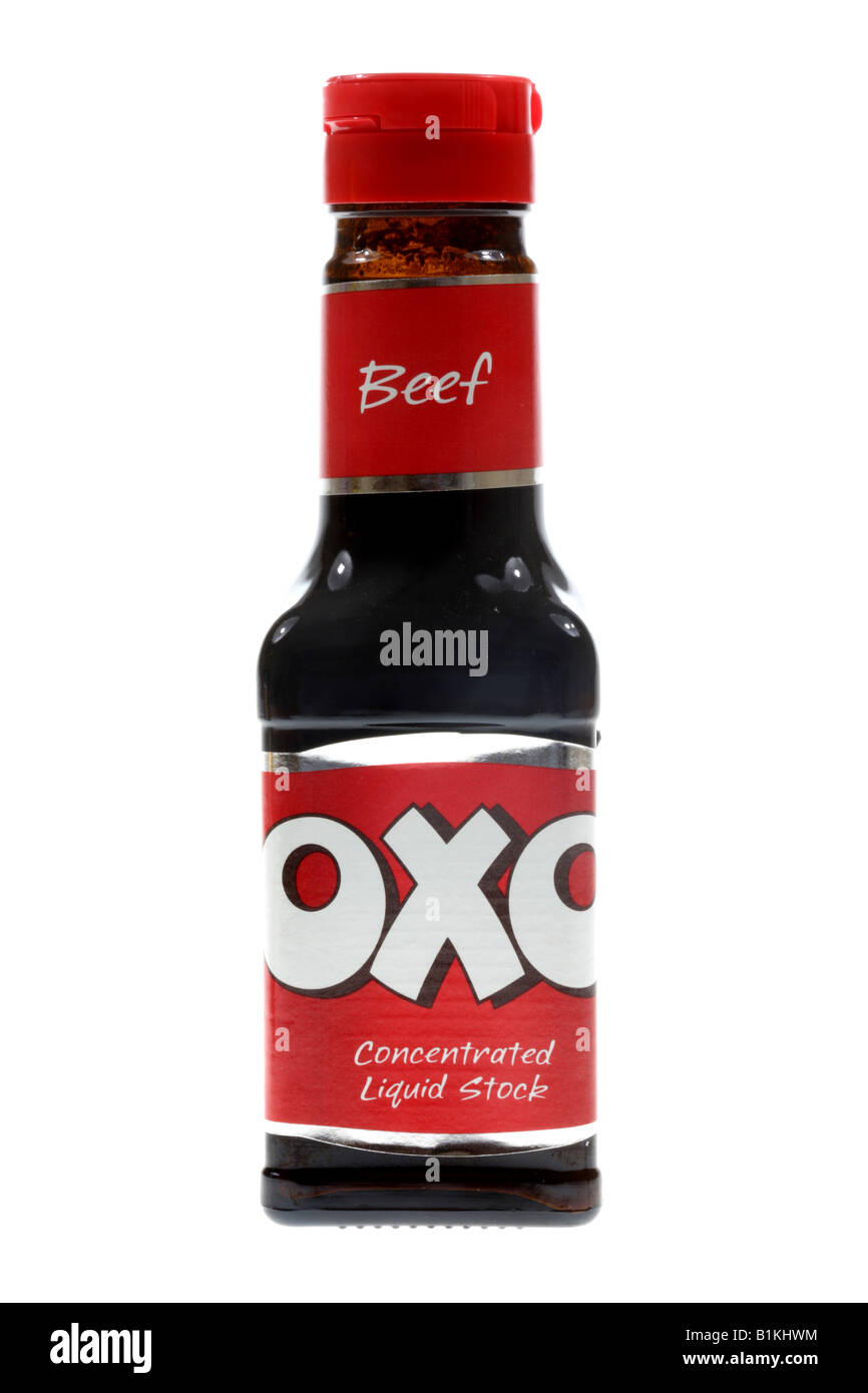 Beef Liquid Stock Stock Photo - Alamy