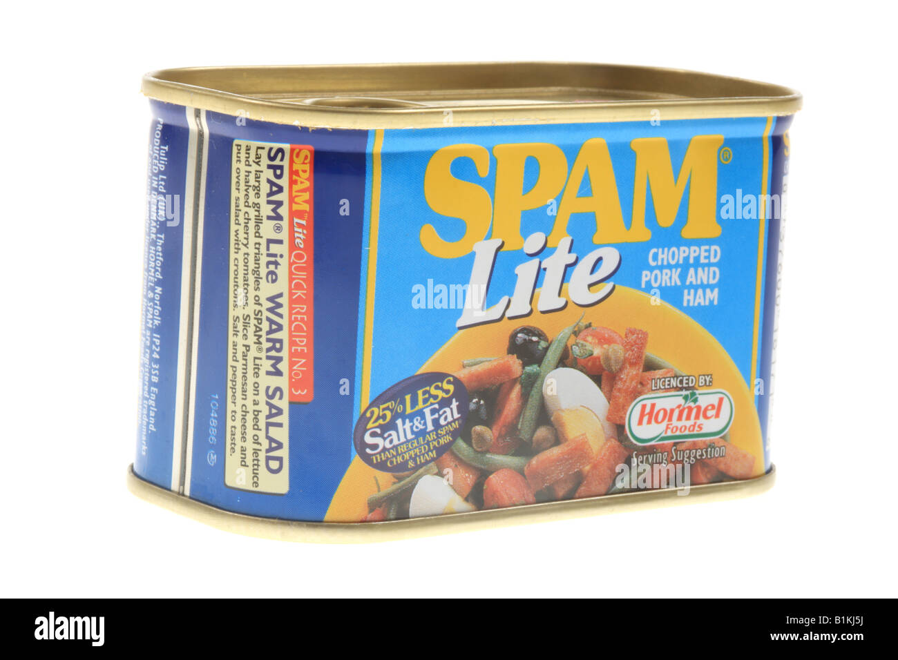 Tins Of Processed Pork Spam Meat In Retro Packaging And Branding Tins ...