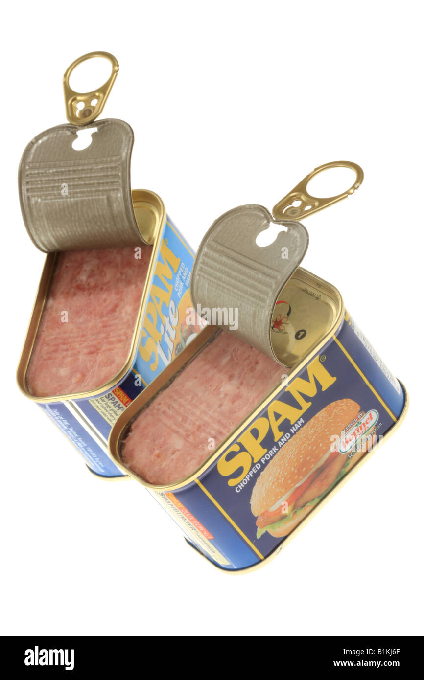 Tin spam tinned pork ham hi-res stock photography and images - Alamy