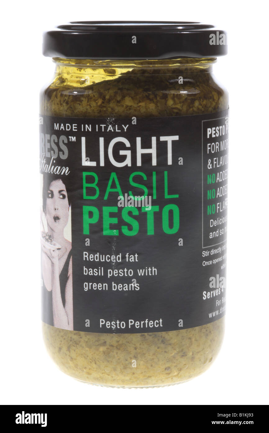 Light Basil Pesto Stock Photo - Alamy