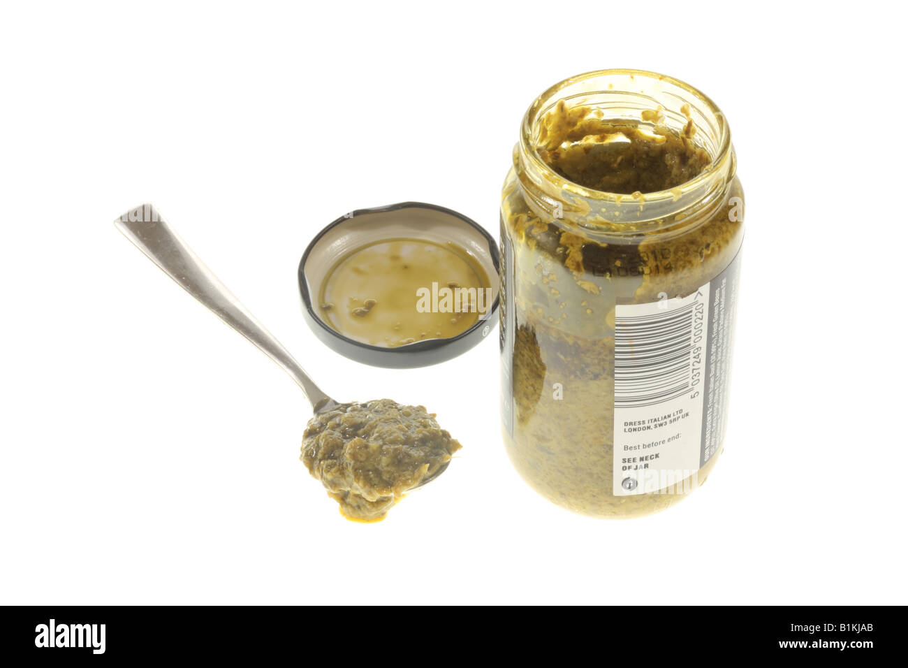 Light Basil Pesto Stock Photo - Alamy