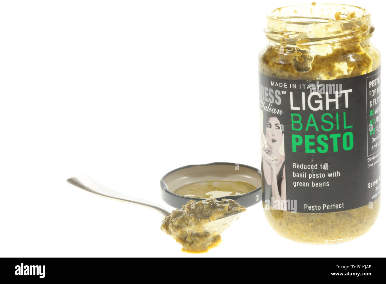 Light Basil Pesto Stock Photo - Alamy