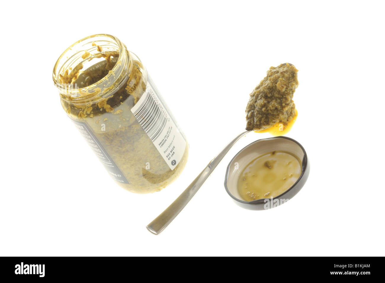 Light Basil Pesto Stock Photo - Alamy