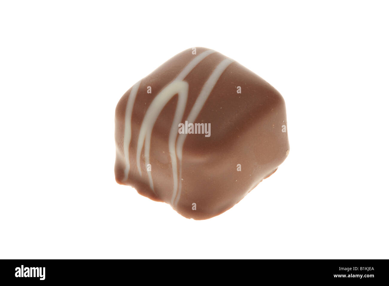 Milk Chocolate Fudge Stock Photo - Alamy