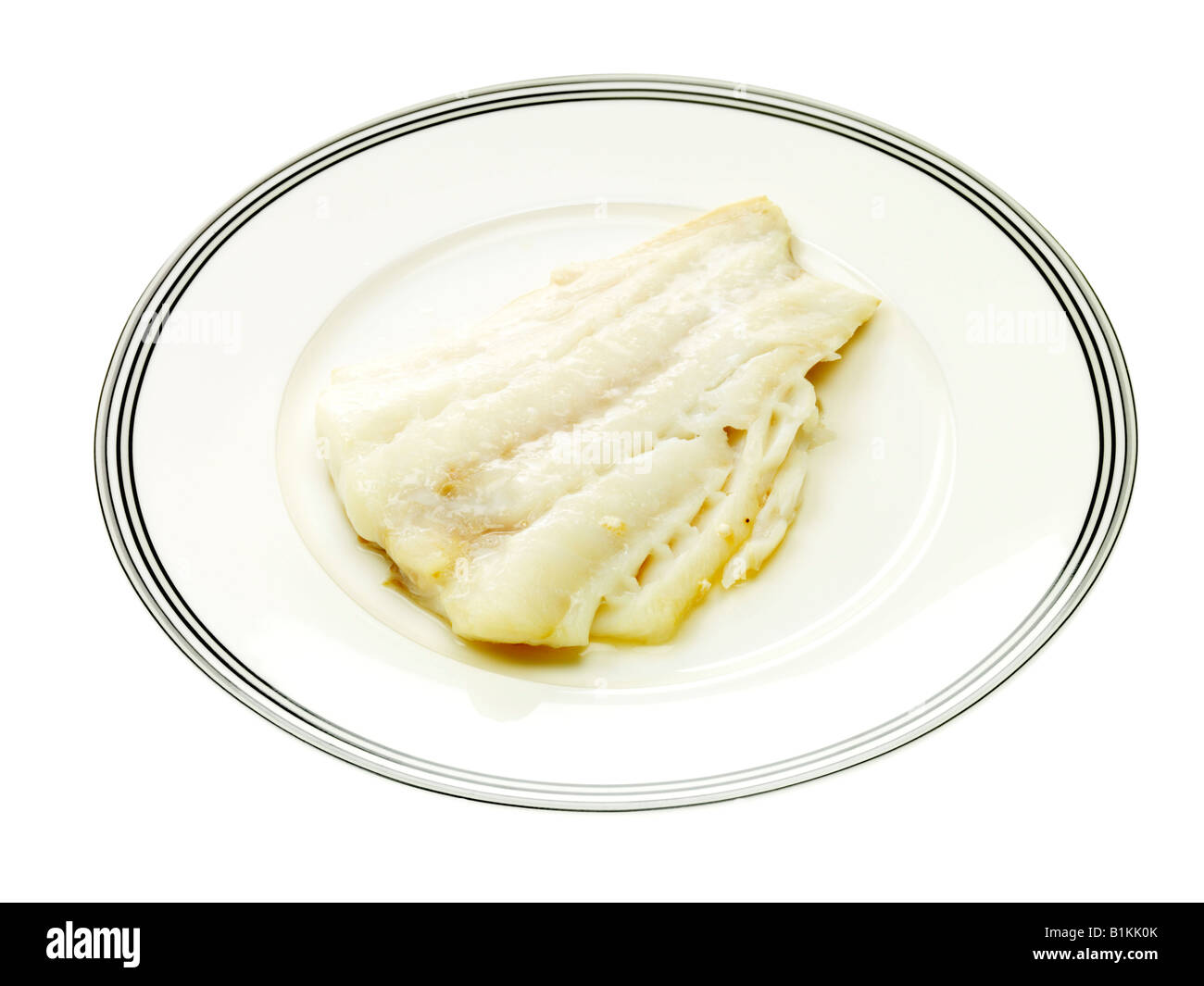 Baked cod fillet Cut Out Stock Images & Pictures - Alamy