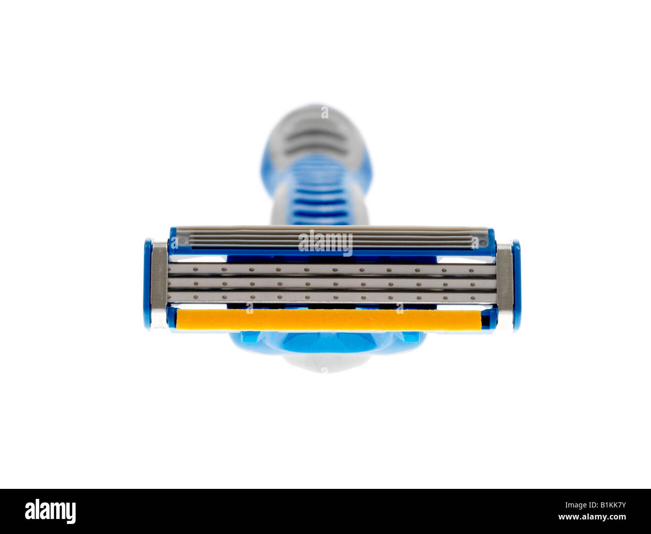 Disposable Mens Grooming Shaving Razor Isolated Against A White ...