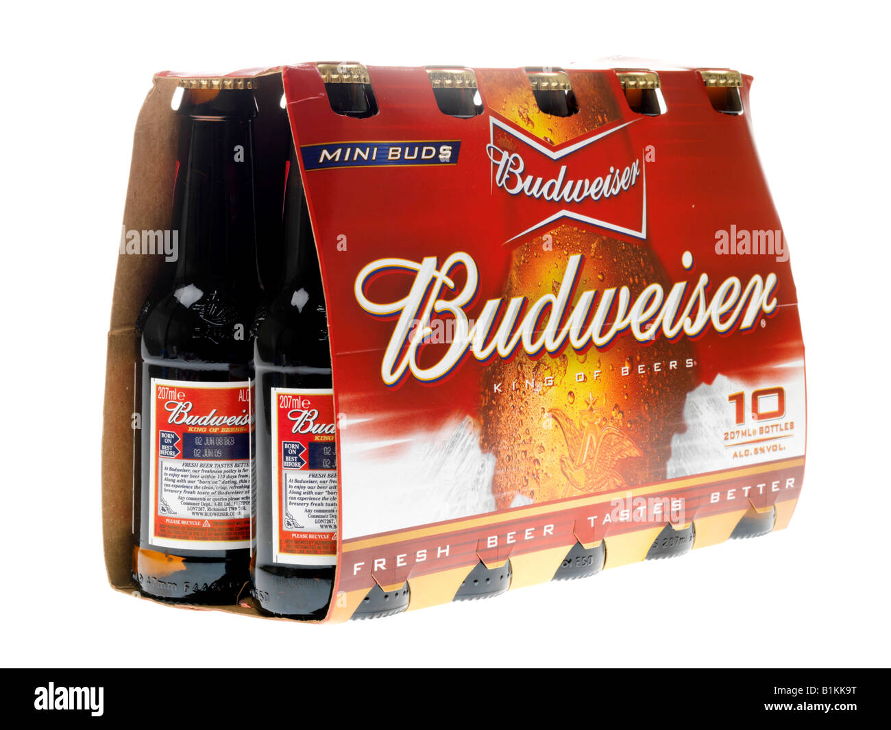 Bottles of bud Cut Out Stock Images & Pictures - Alamy