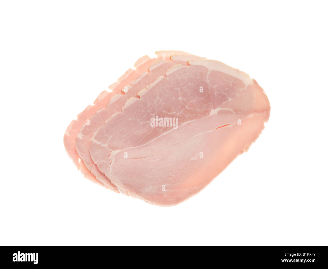 Slices Of Ham Stock Photo - Alamy