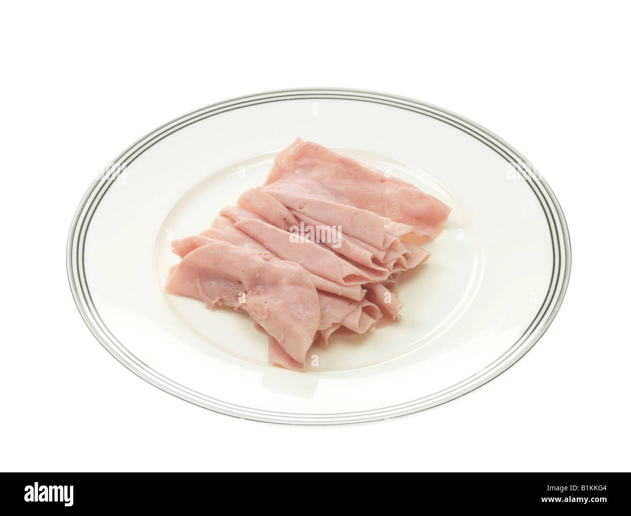 Slices Of Ham Stock Photo - Alamy