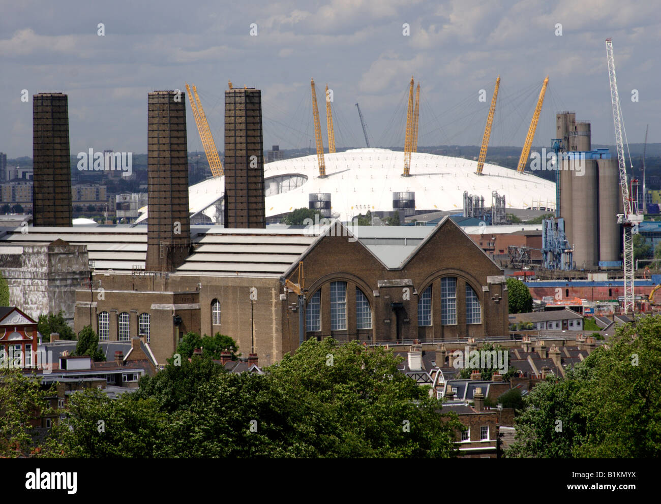 Millennium Dome Greenwich London June 2008 Stock Photo - Alamy
