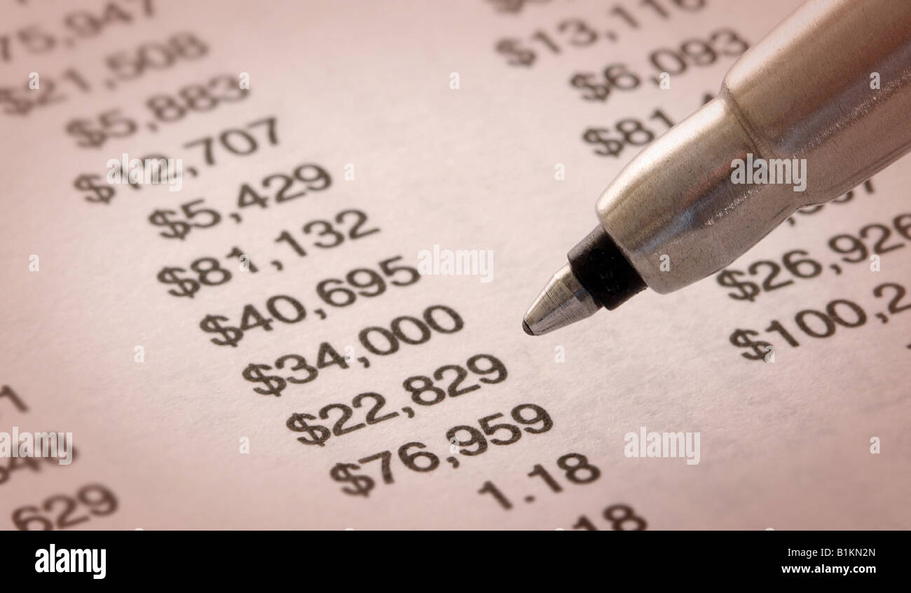 Detailed financial analysis close hi-res stock photography and images ...