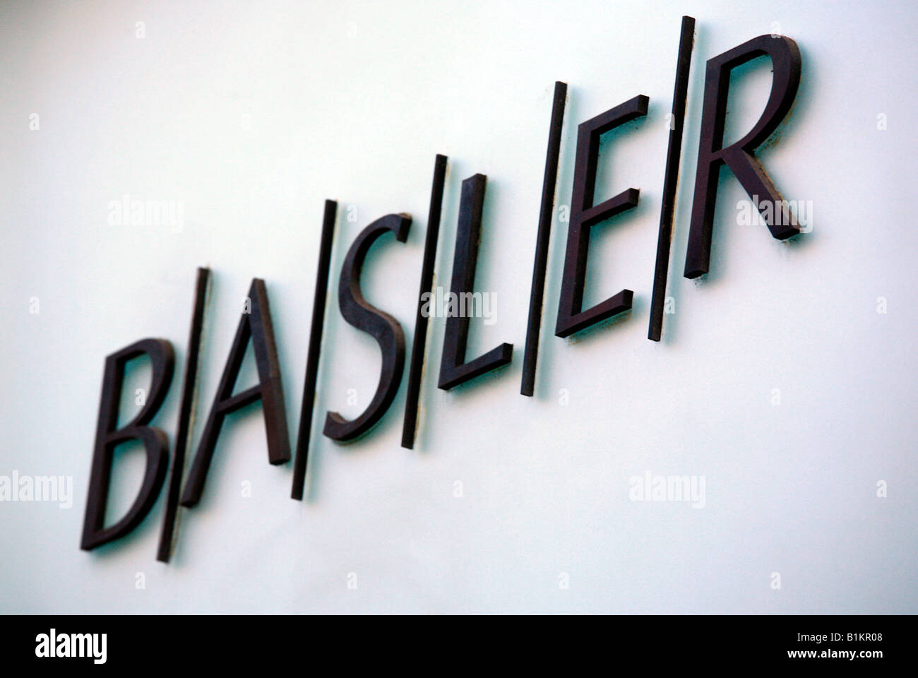 Basler store front, London Stock Photo - Alamy