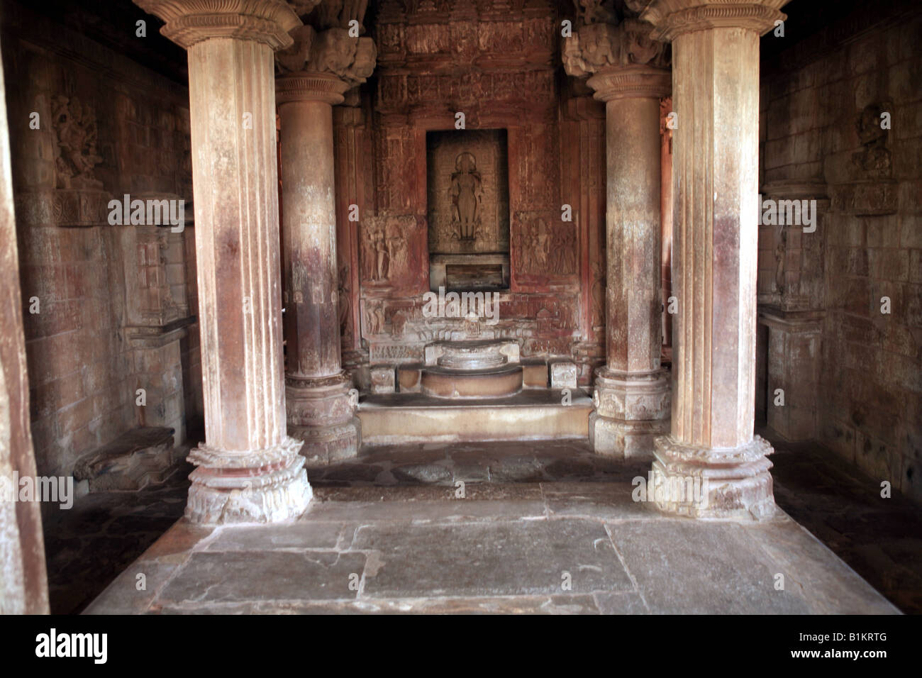 The altar or shrine inside the Kandariya Mahadeo Temple Khajuraho ...