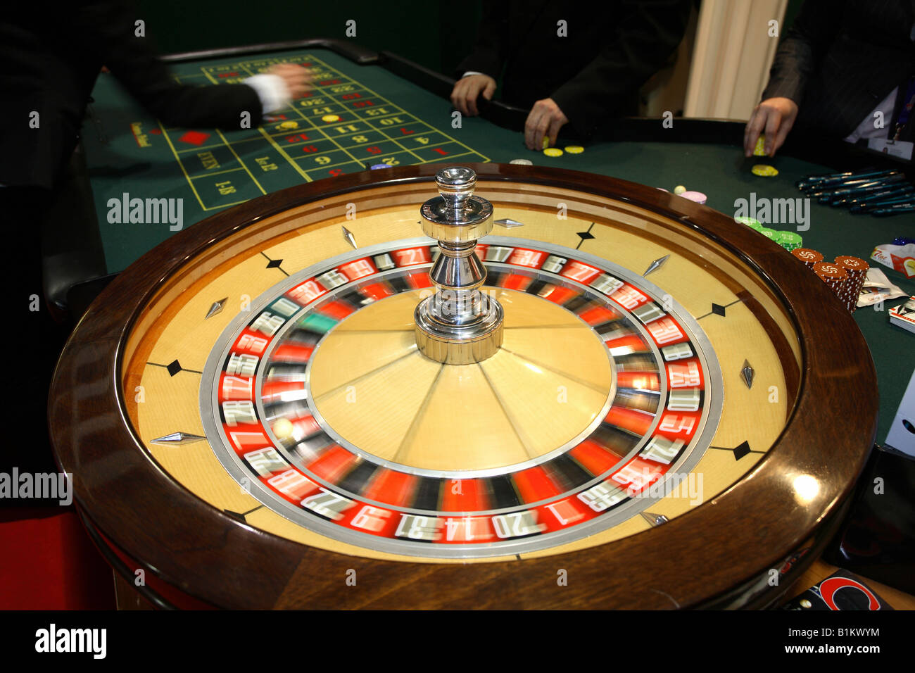 ITB Berlin 2007, roulette at the Polish fair trade stand, Berlin ...