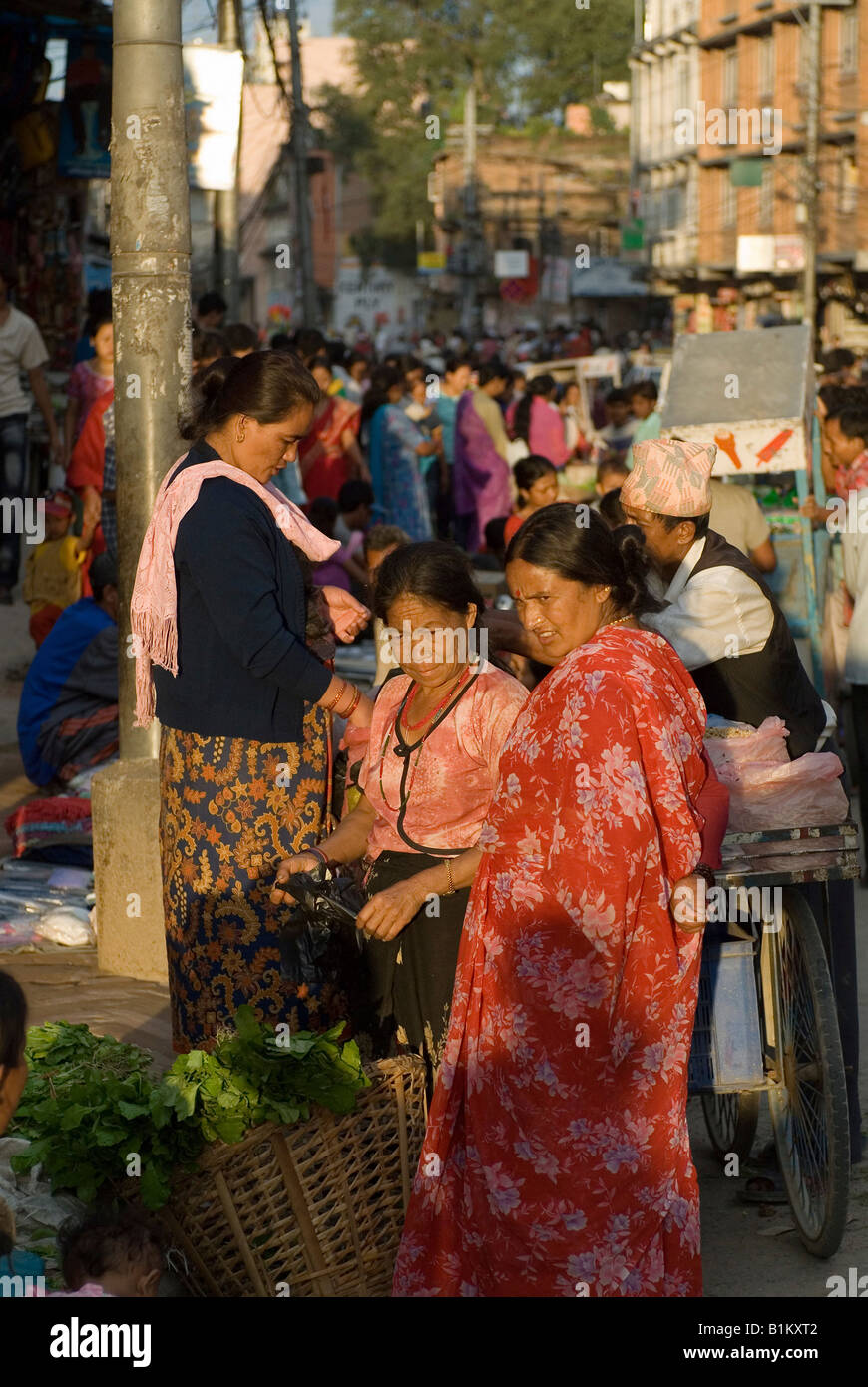 Marketplace in Kathmandu, Napal Stock Photo - Alamy