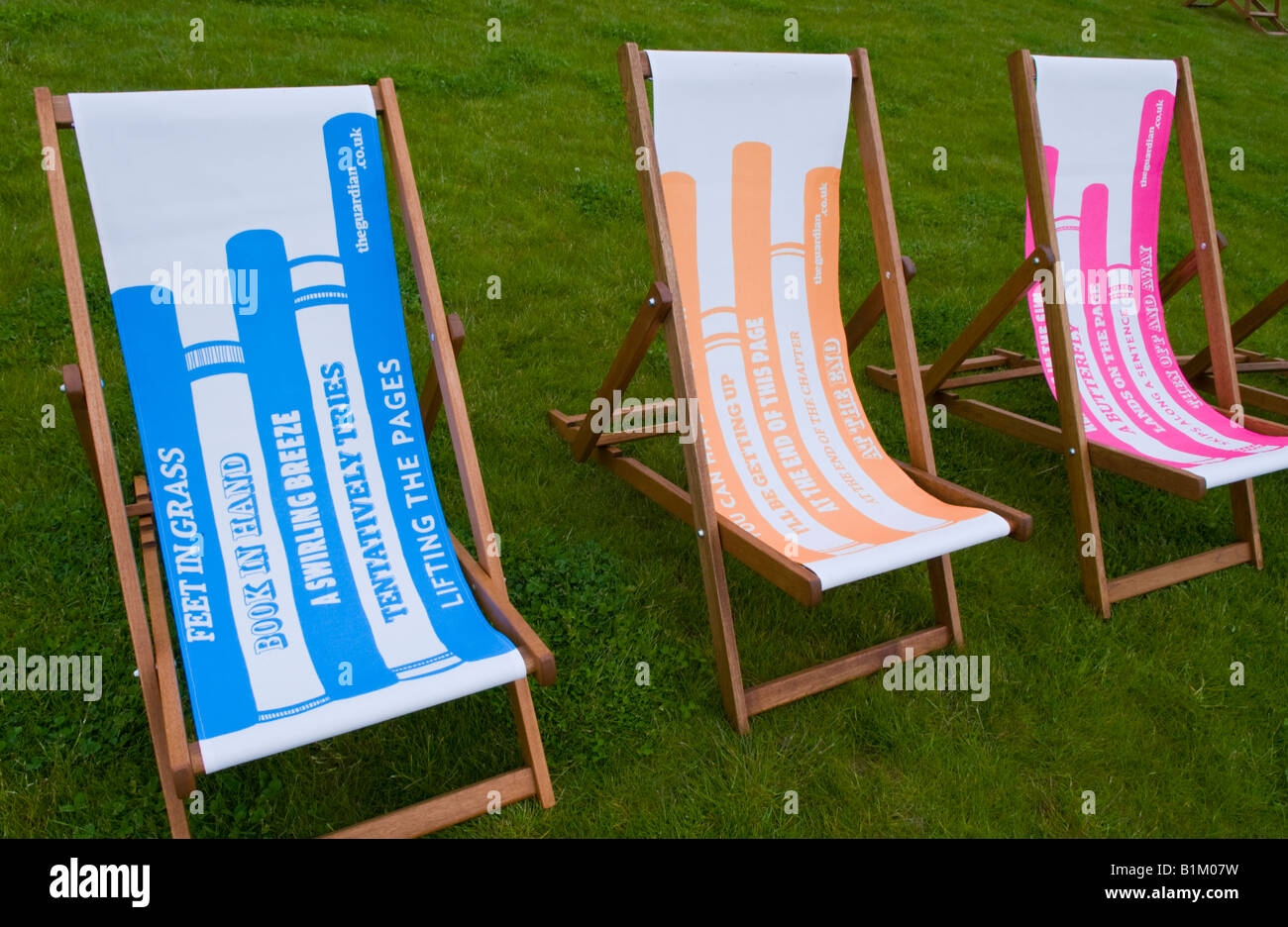 Promotional deckchair hi-res stock photography and images - Alamy