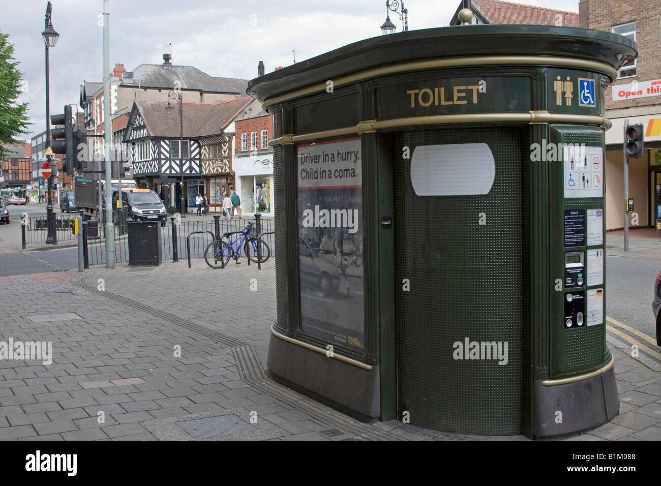 toilet city of chester, town centre shopping cheshire england uk gb ...