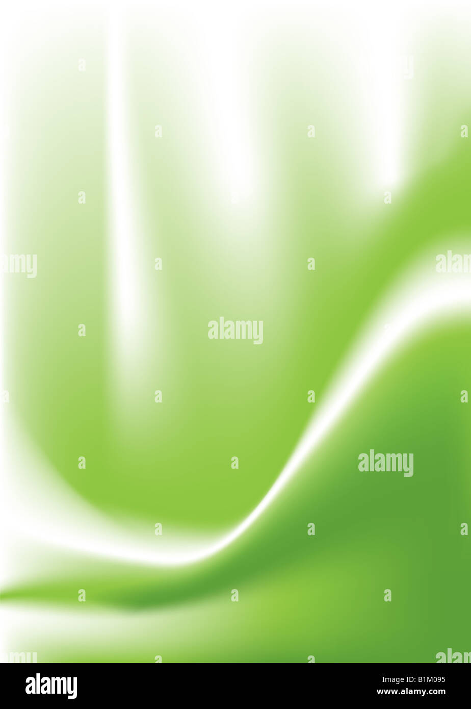 Flowing fluid background in green with copy space Stock Photo - Alamy